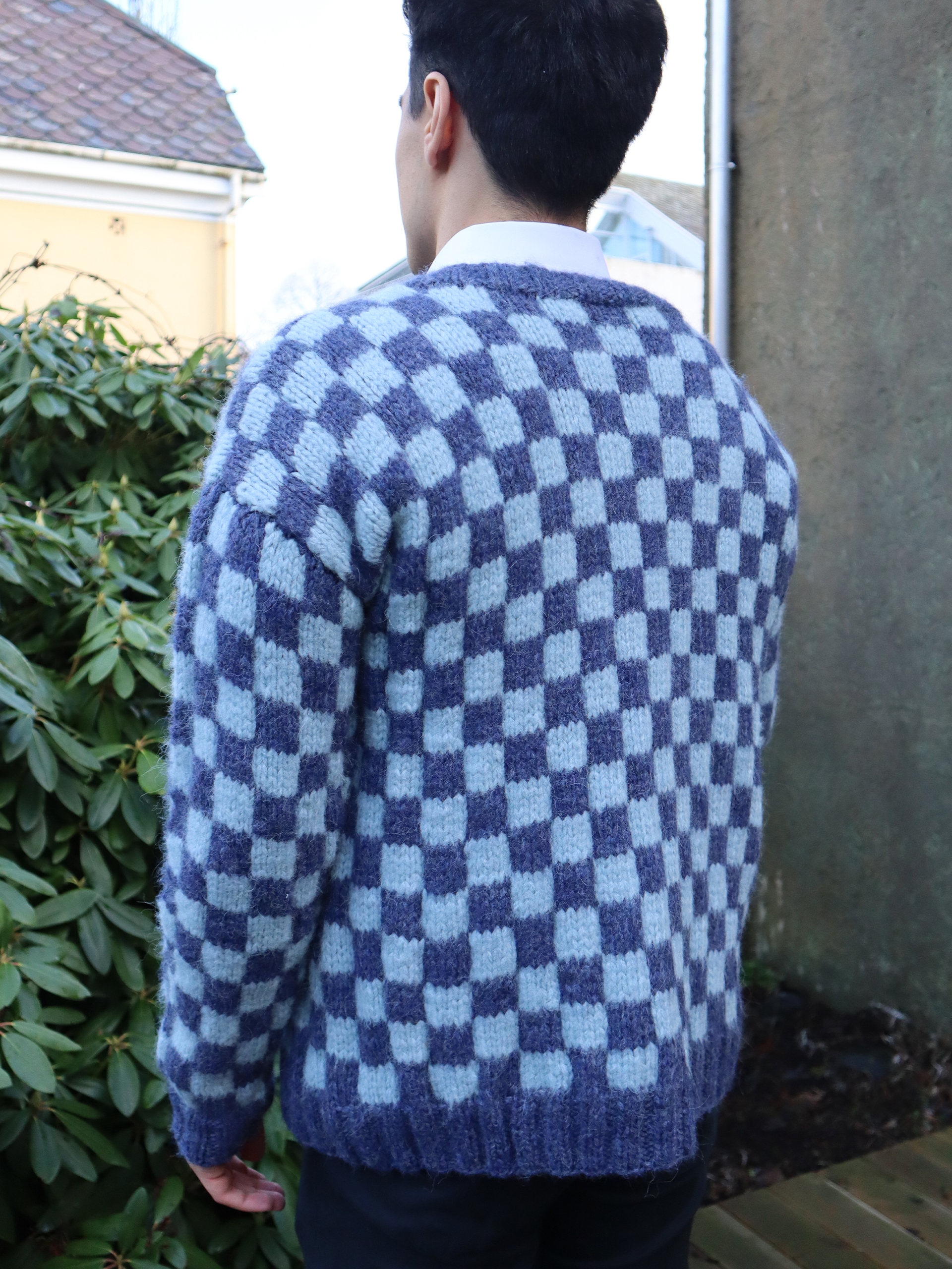 100-06 Chunky norway chess jakke - Garnius - Garnius.no