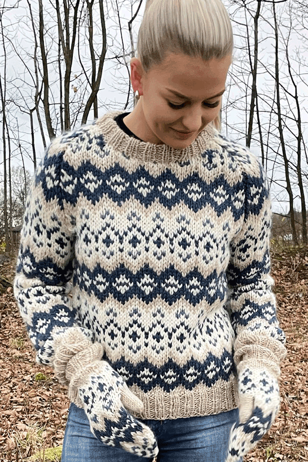 294-13a Drifa genser unisex - Garnius