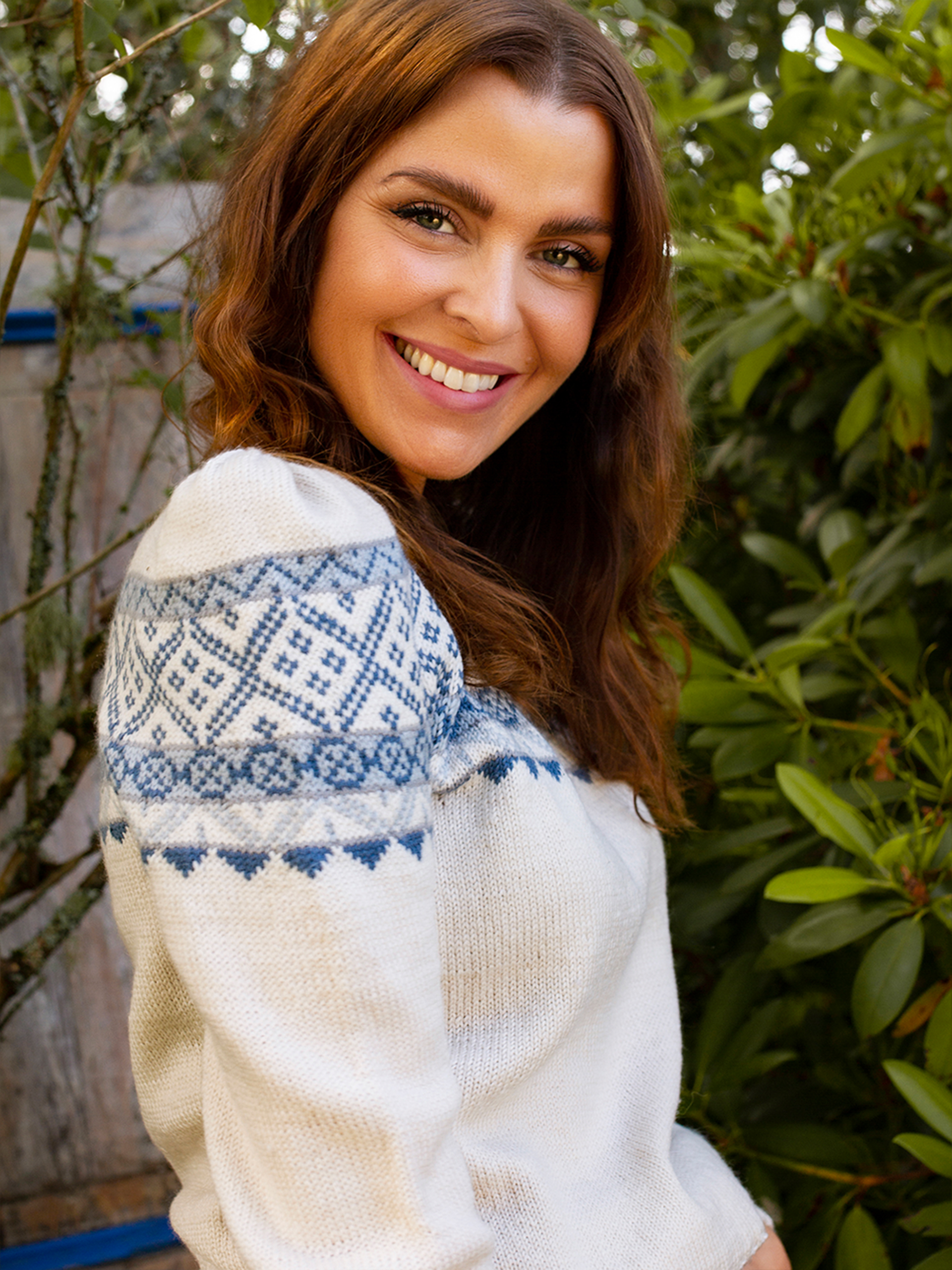 BIRGIT genser gråmelert - Garnius