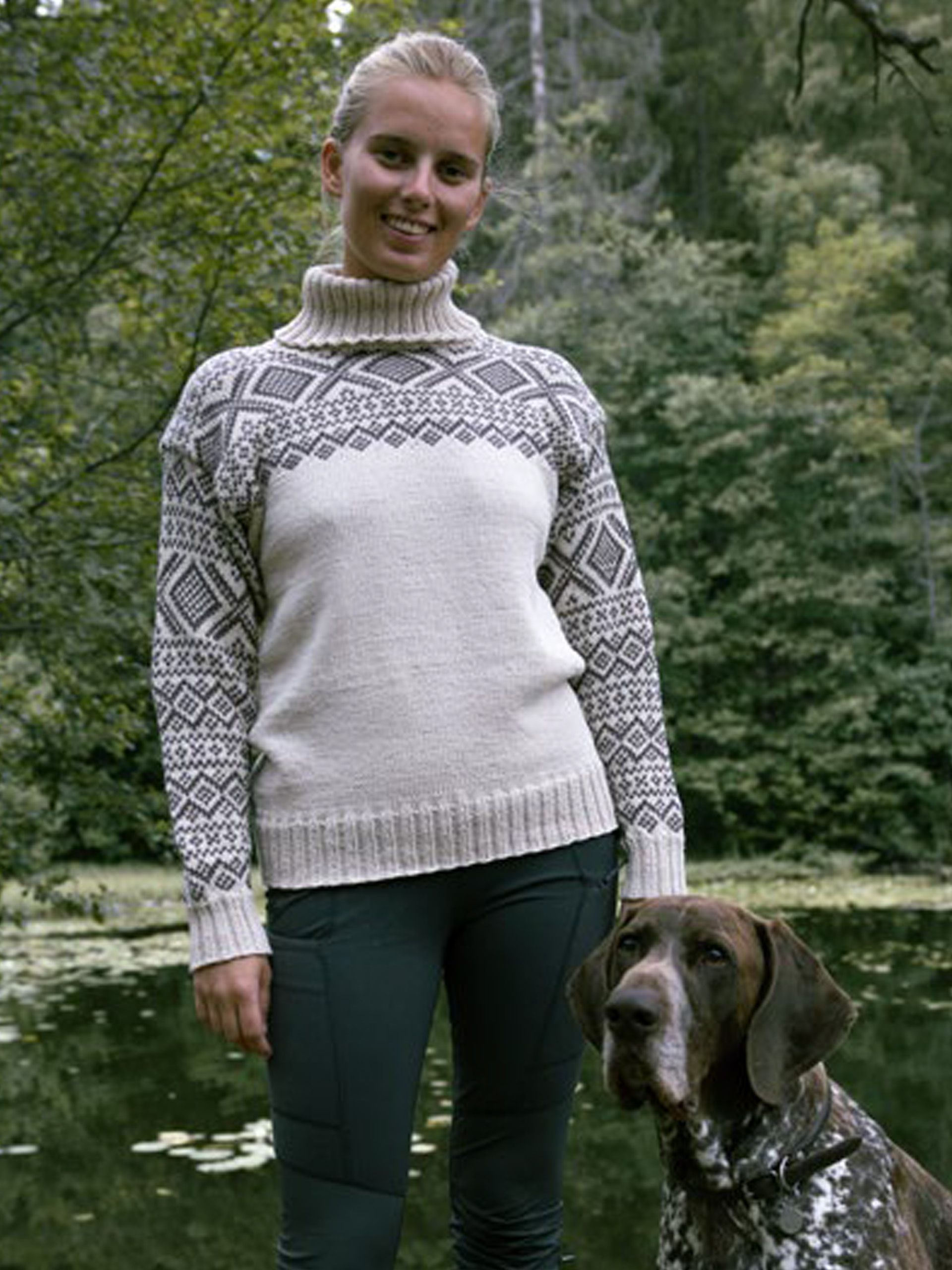 458-01 Cortina genser unisex - Garnius