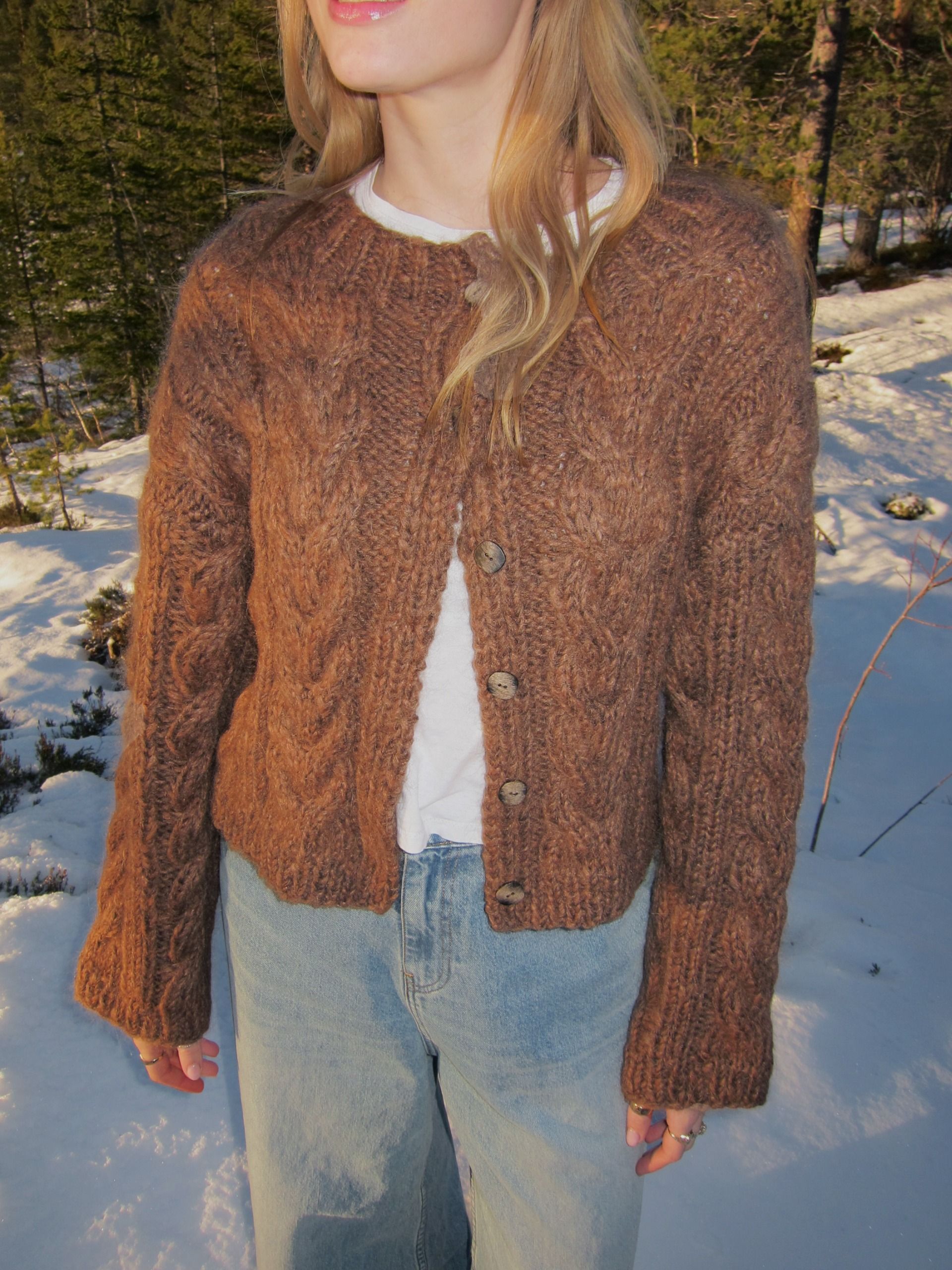 521TS-01b SANDOK flette cardigan - Garnius