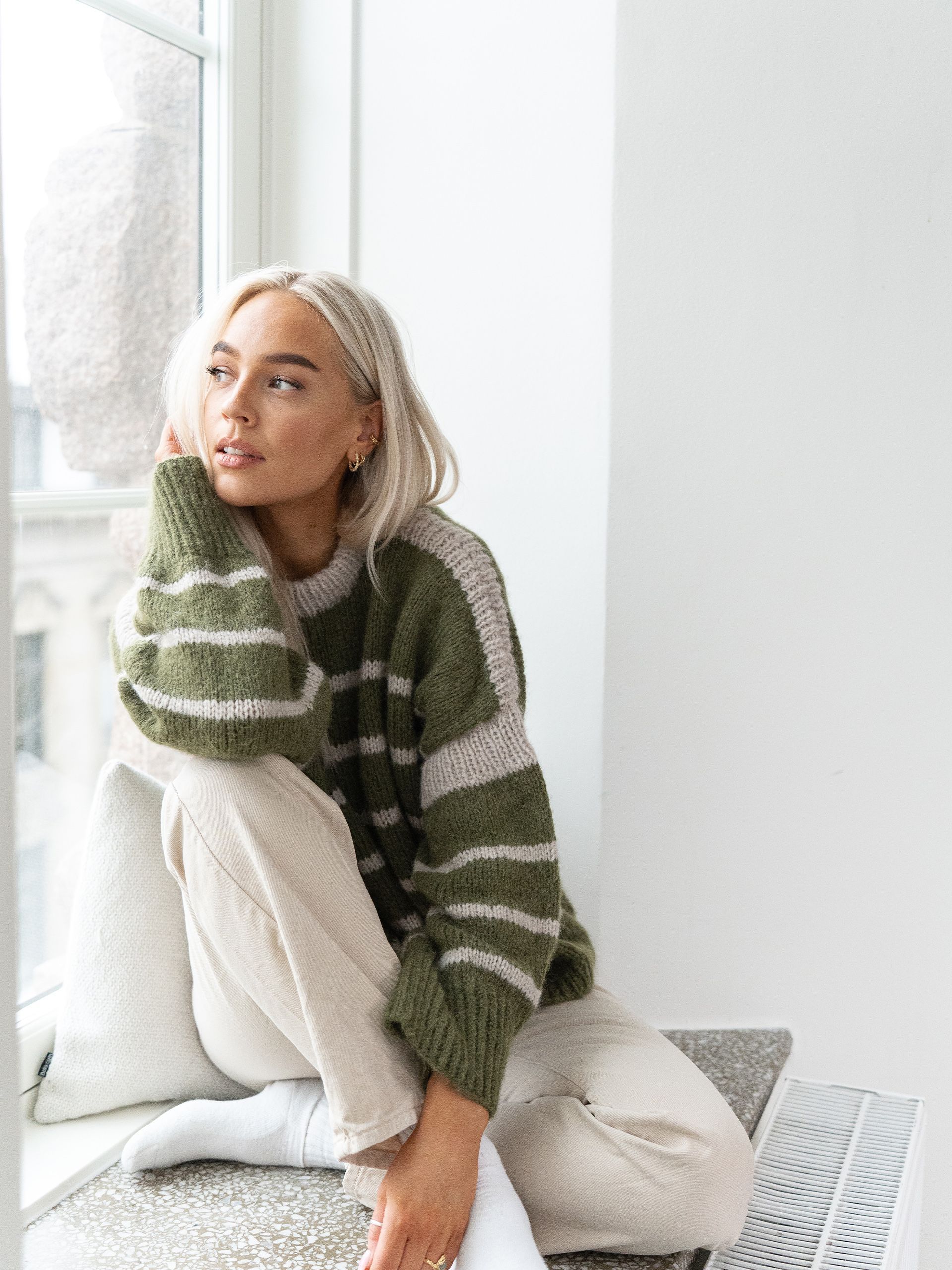 DESTINY DRIFT sweater grønn - Garnius