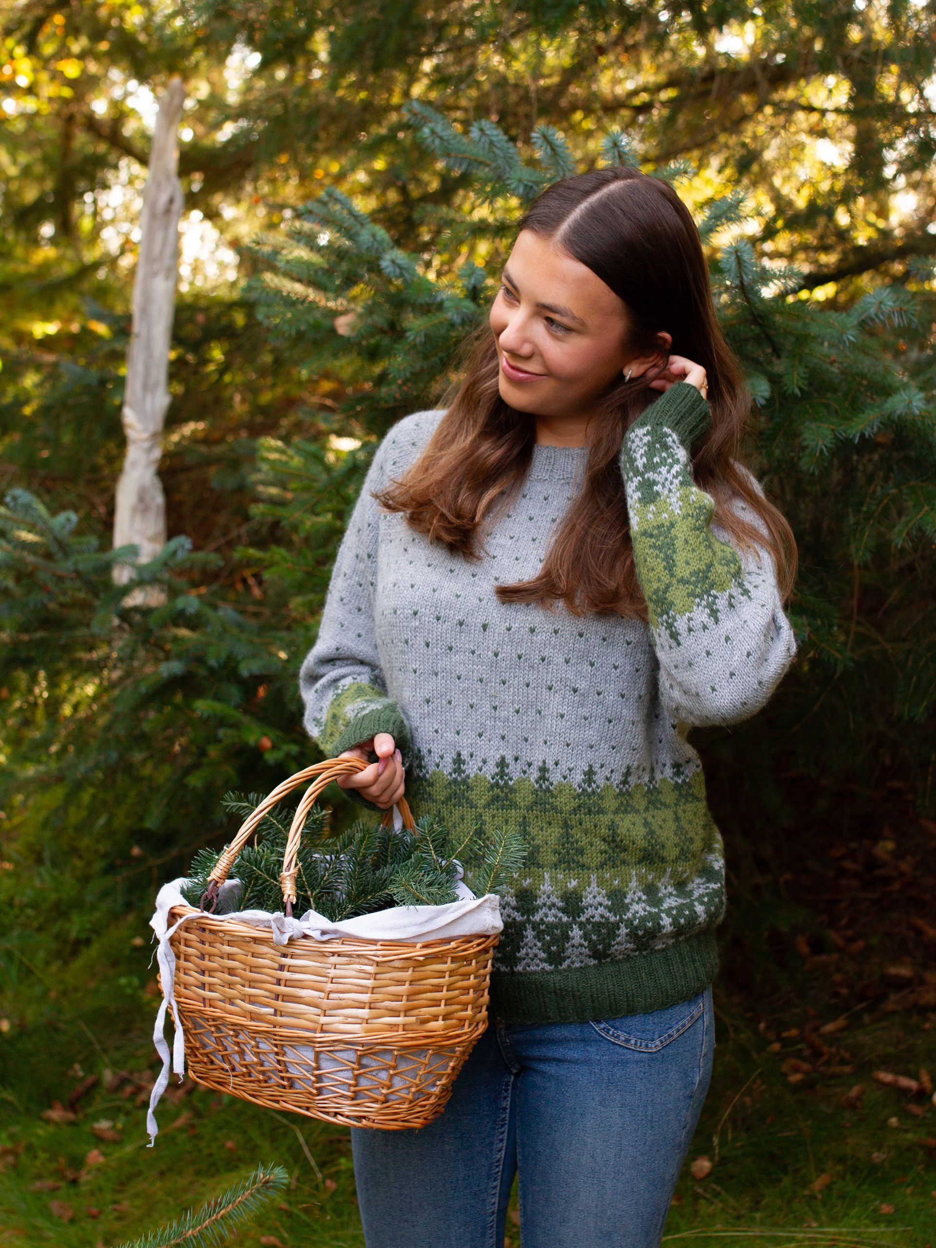 424K-03b PINEWOOD genser dame - Garnius