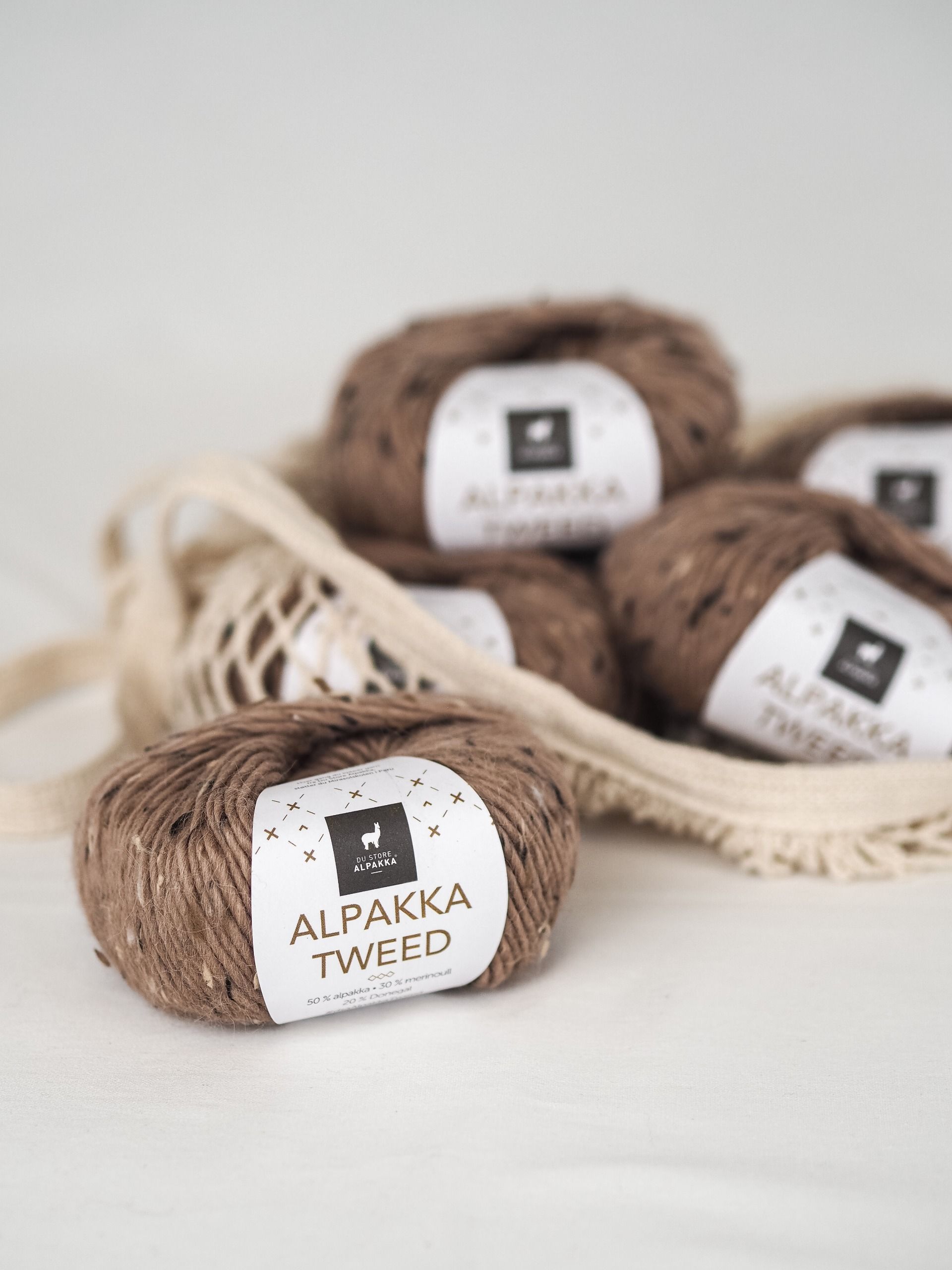 Alpakka Tweed posesalg 10 stk - Garnius