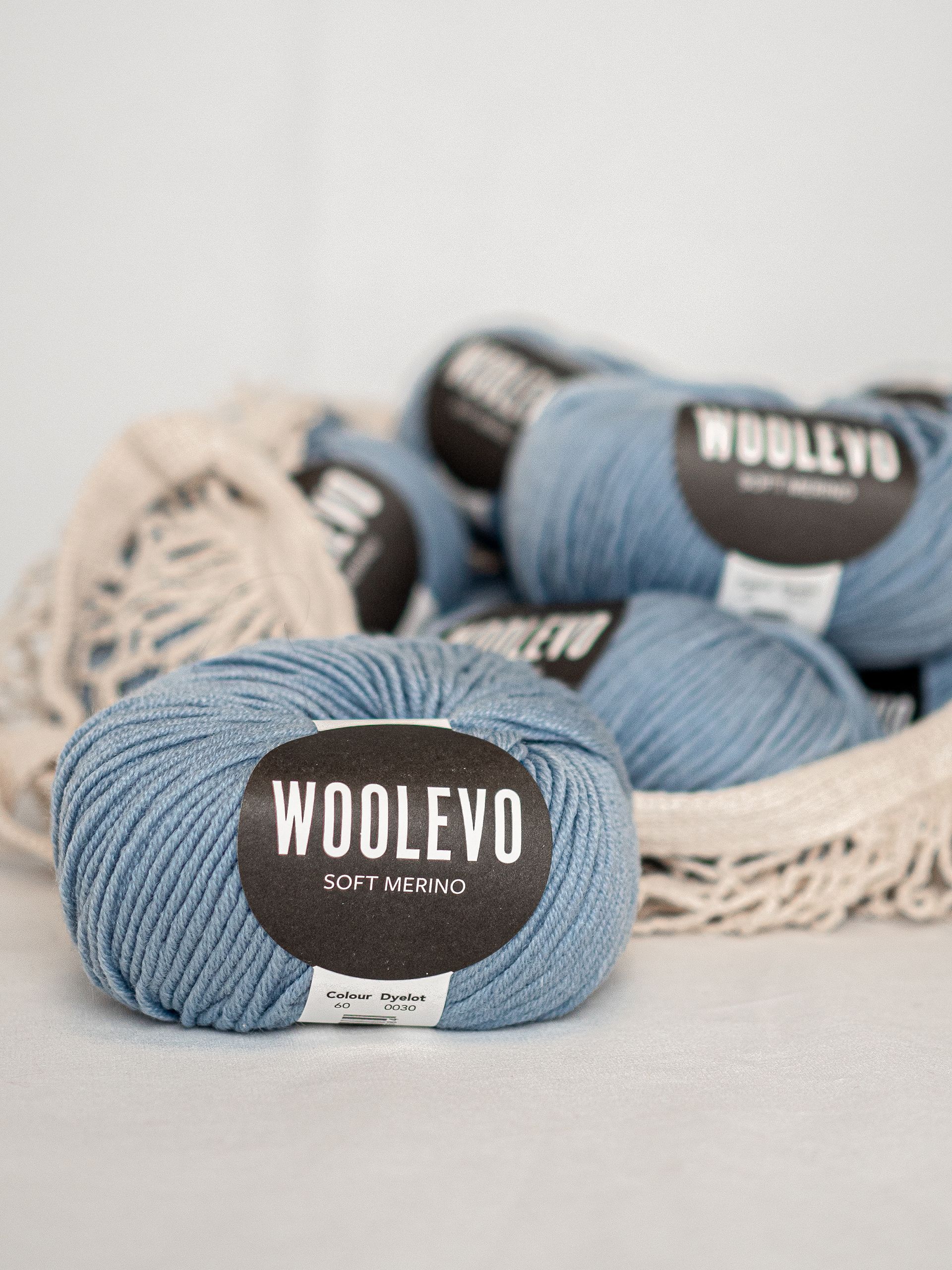 Woolevo Soft Merino posesalg 10 stk - Garnius
