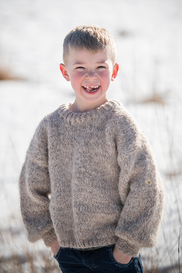 THE BASIC barnegenser beige - Garnius