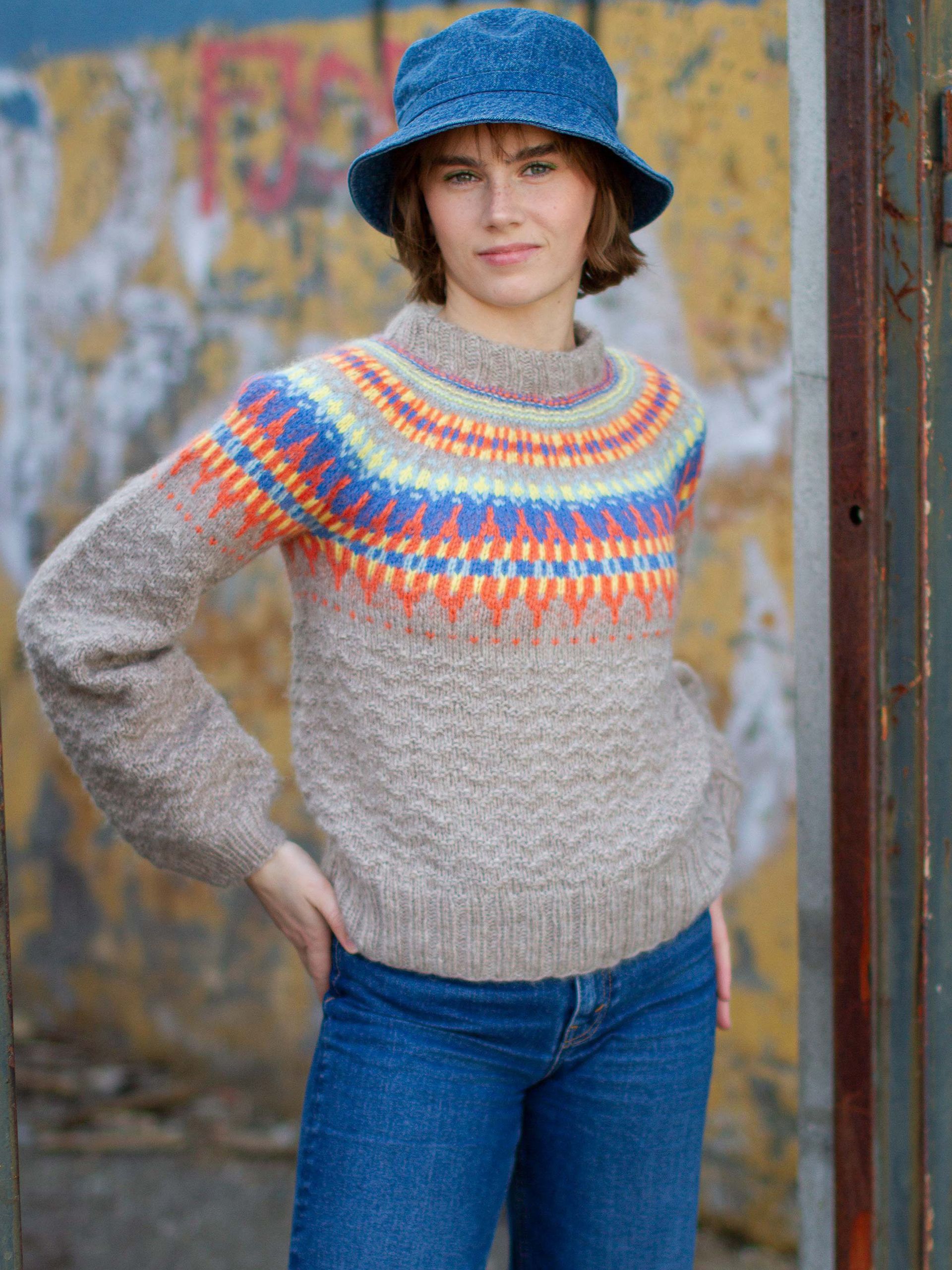 TRUE COLORS genser oransje - Garnius