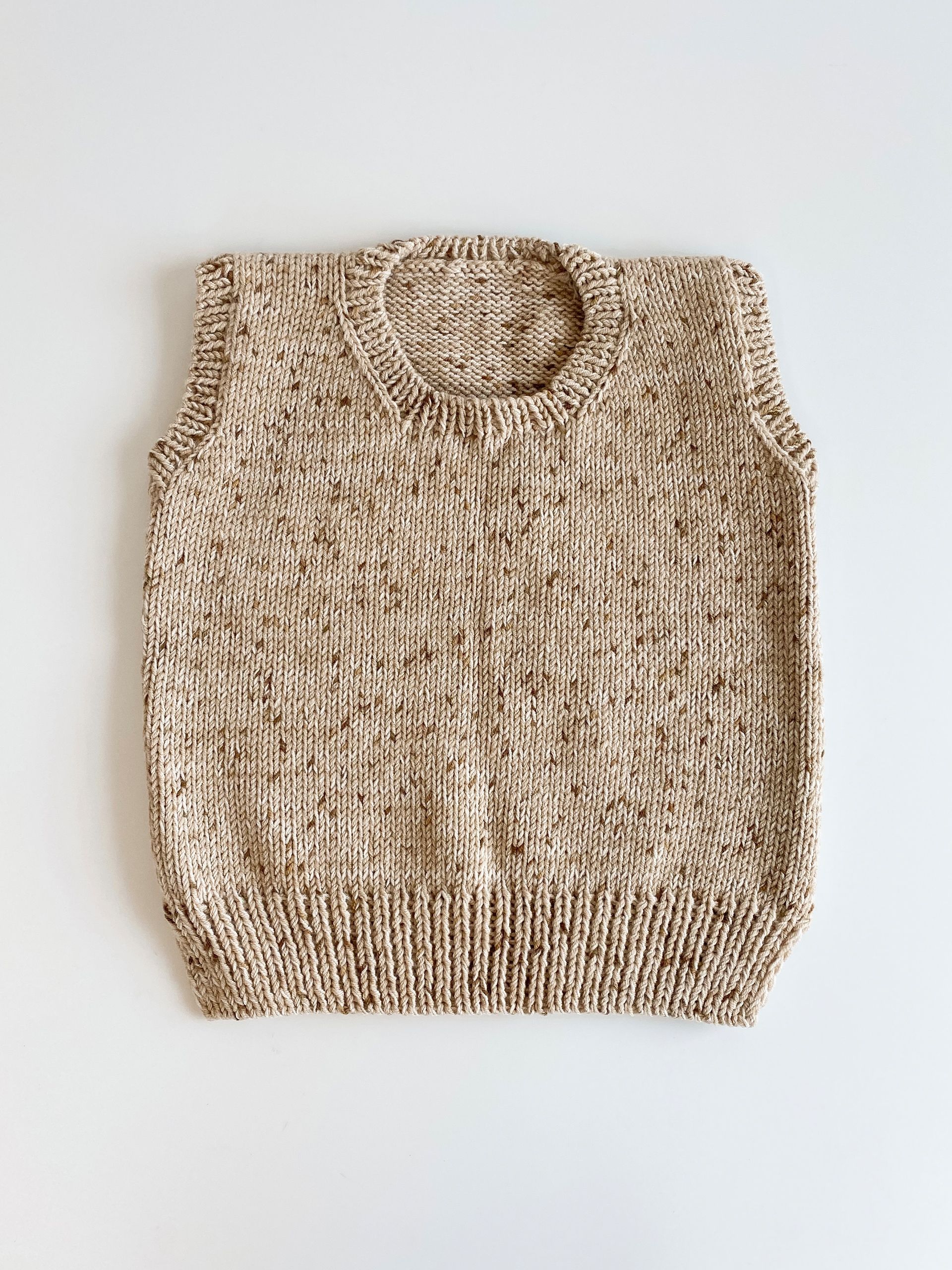 Woolly vest chocolate - Garnius