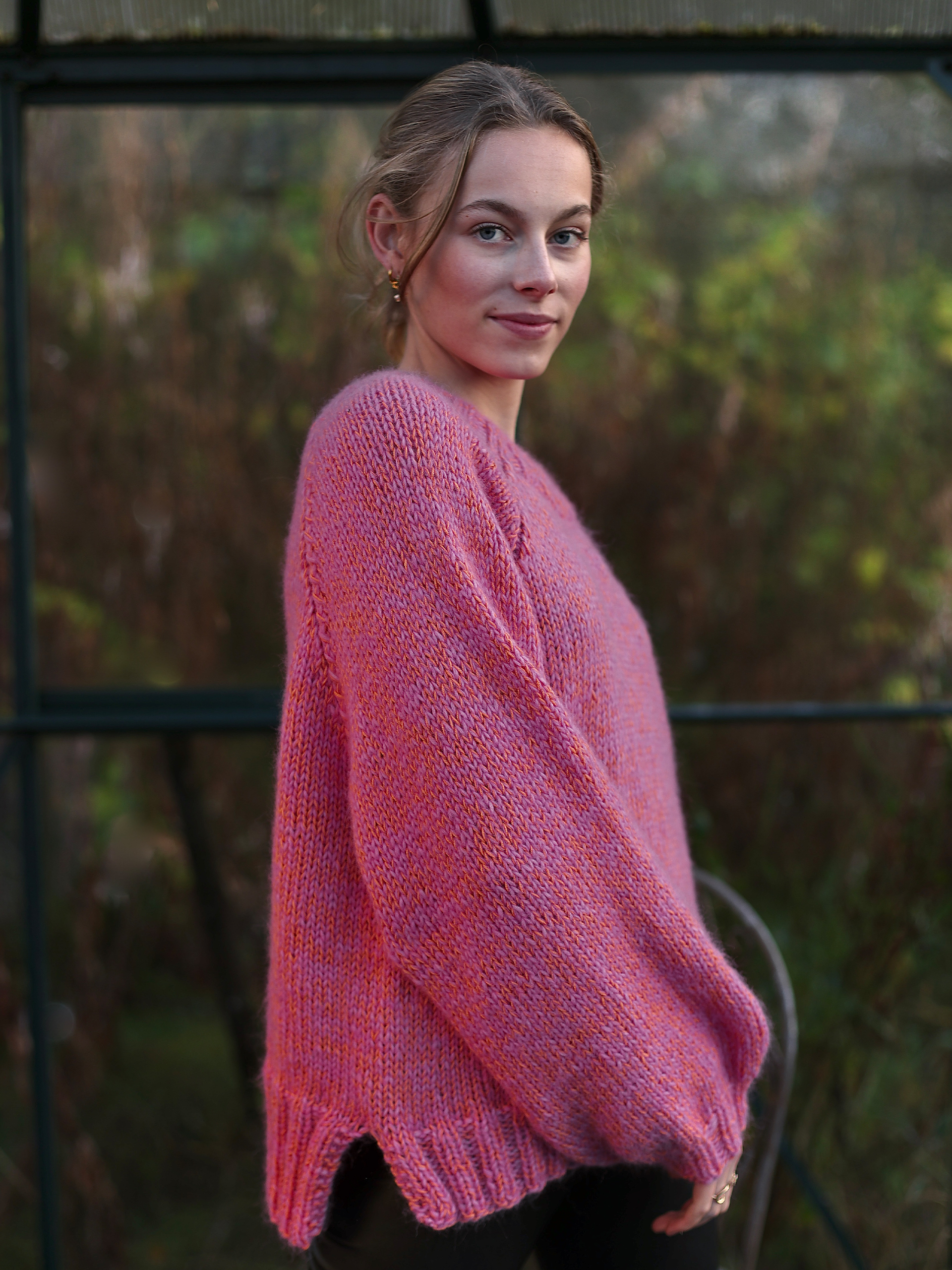 EIR genser rosa - Garnius