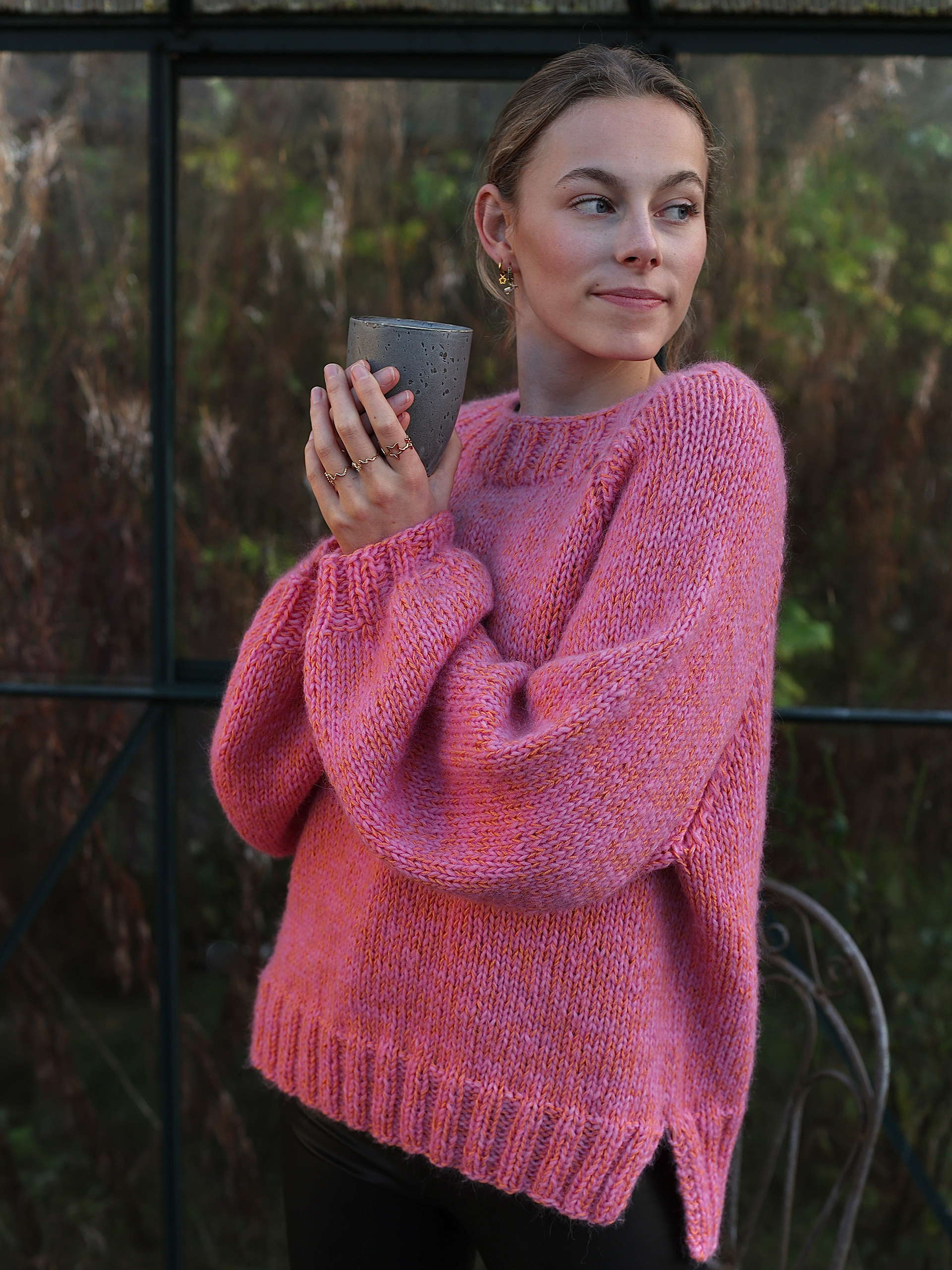 EIR genser rosa - Garnius