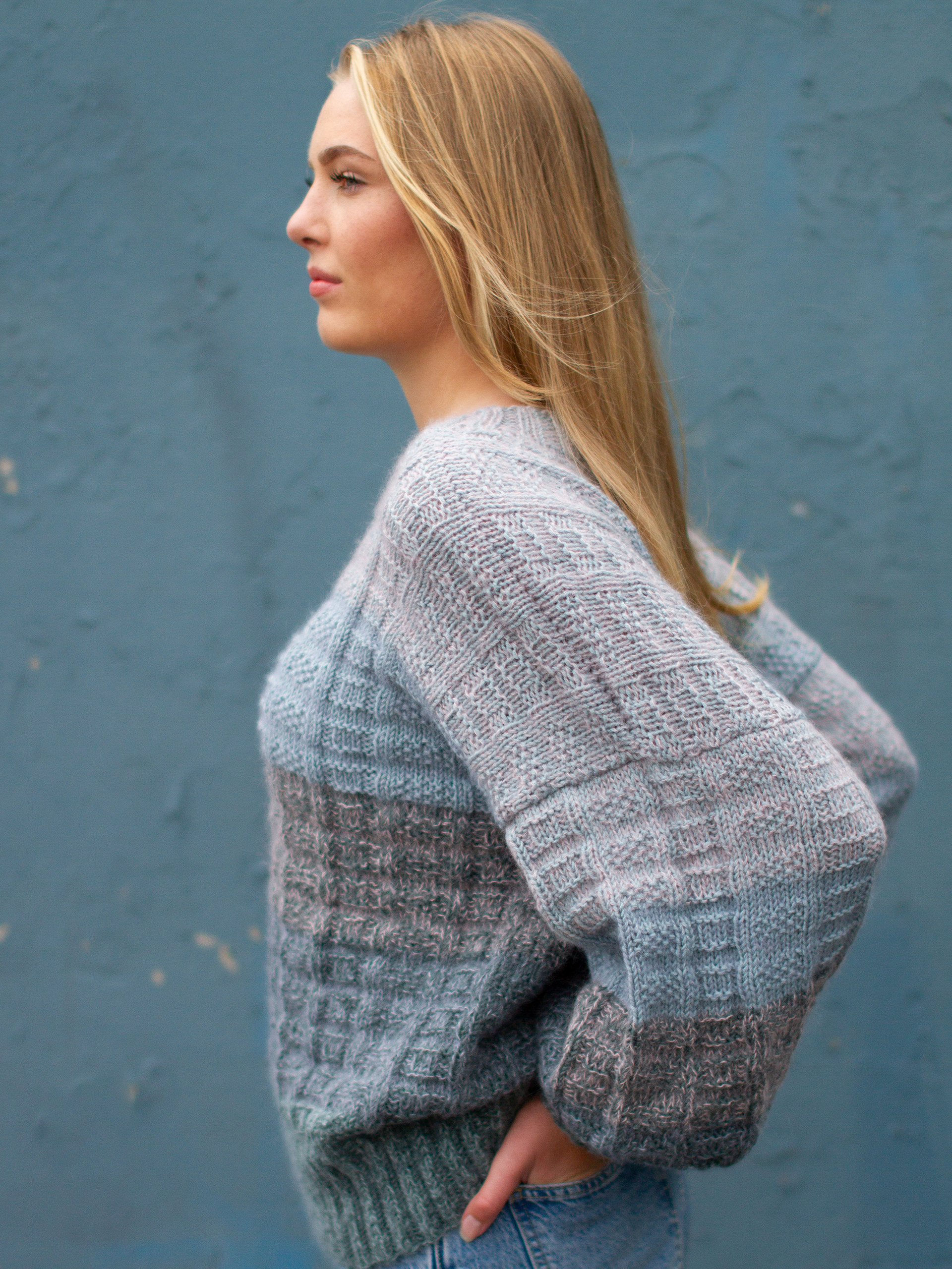 FLASHDANCE sweater grågrønn - Garnius