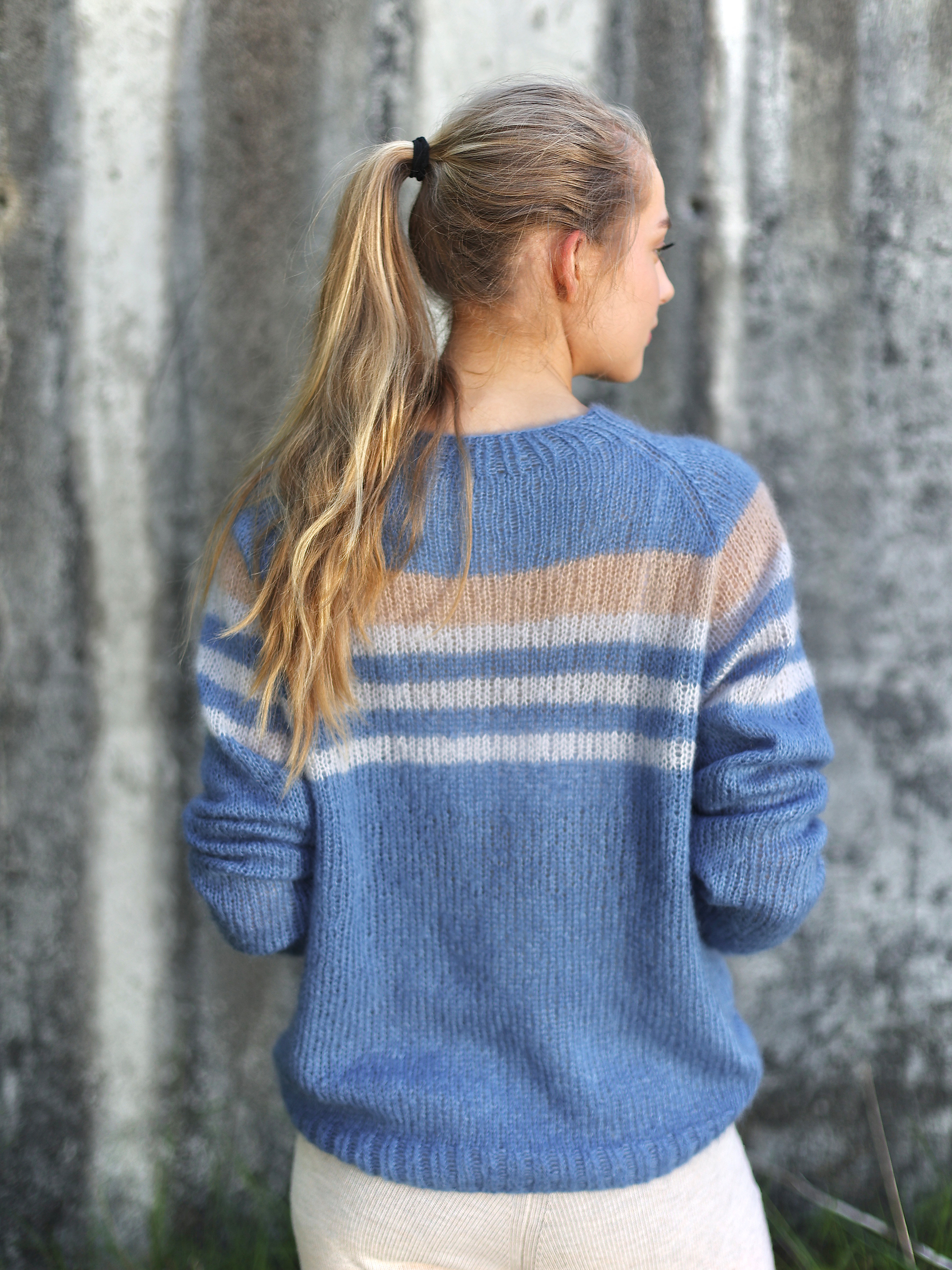 GOLDIE genser denim - Garnius