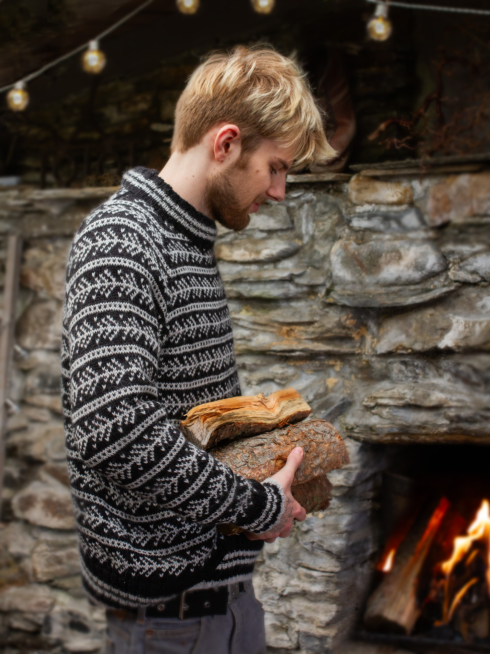 GRANSKUDD genser sort - Garnius - Garnius.no