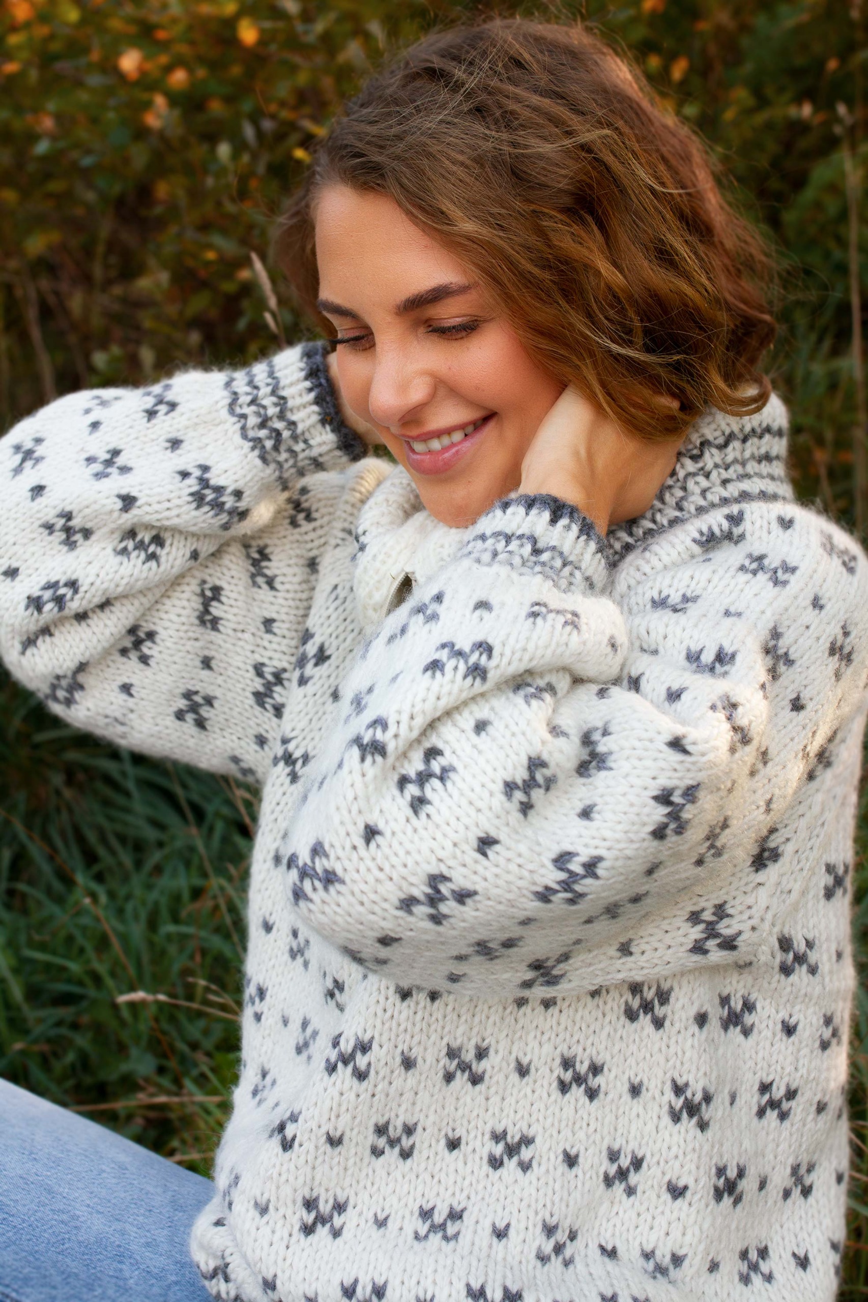 HUSAVIK Zip natur - Garnius