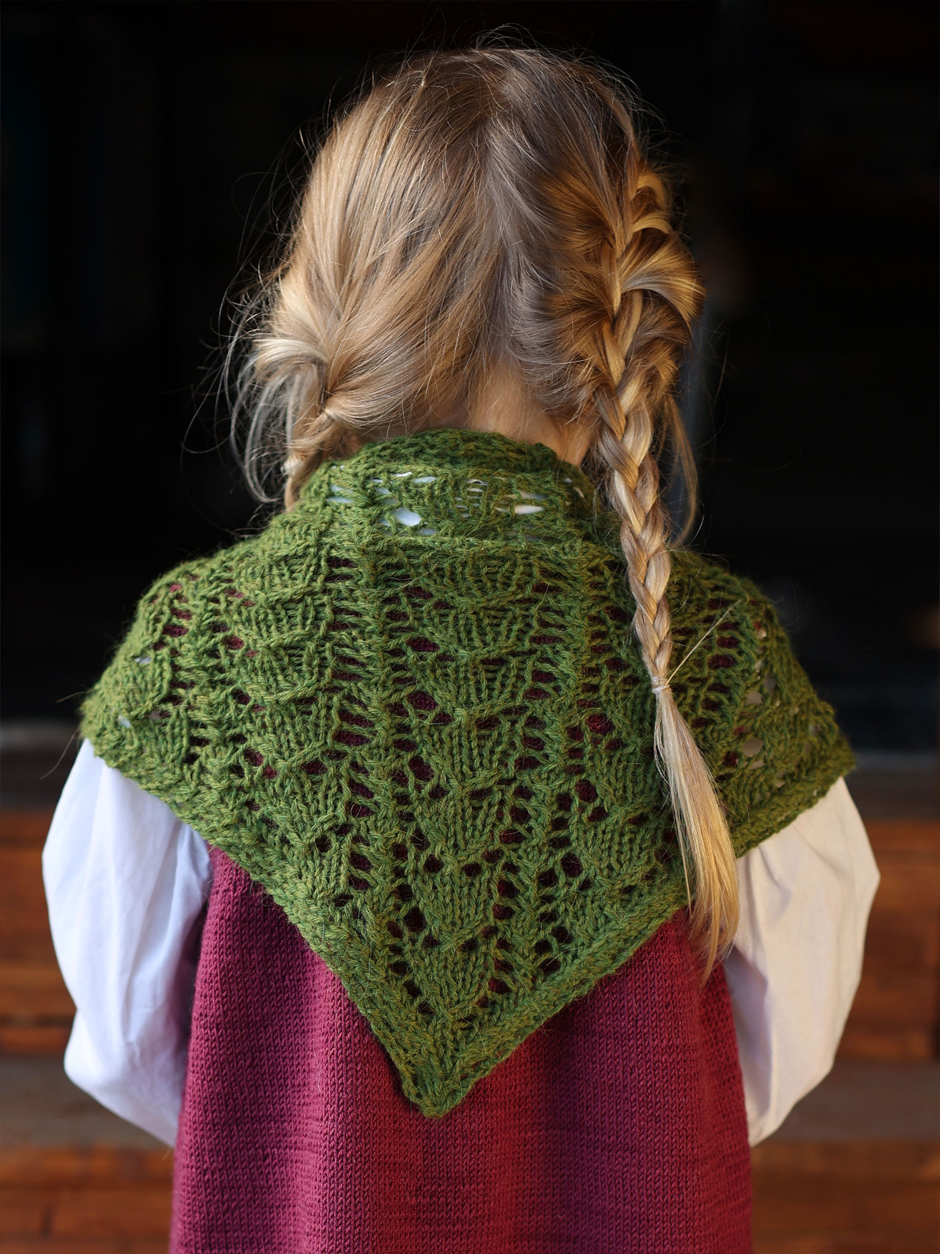 LALA SJAL grønn - Garnius - Garnius.no