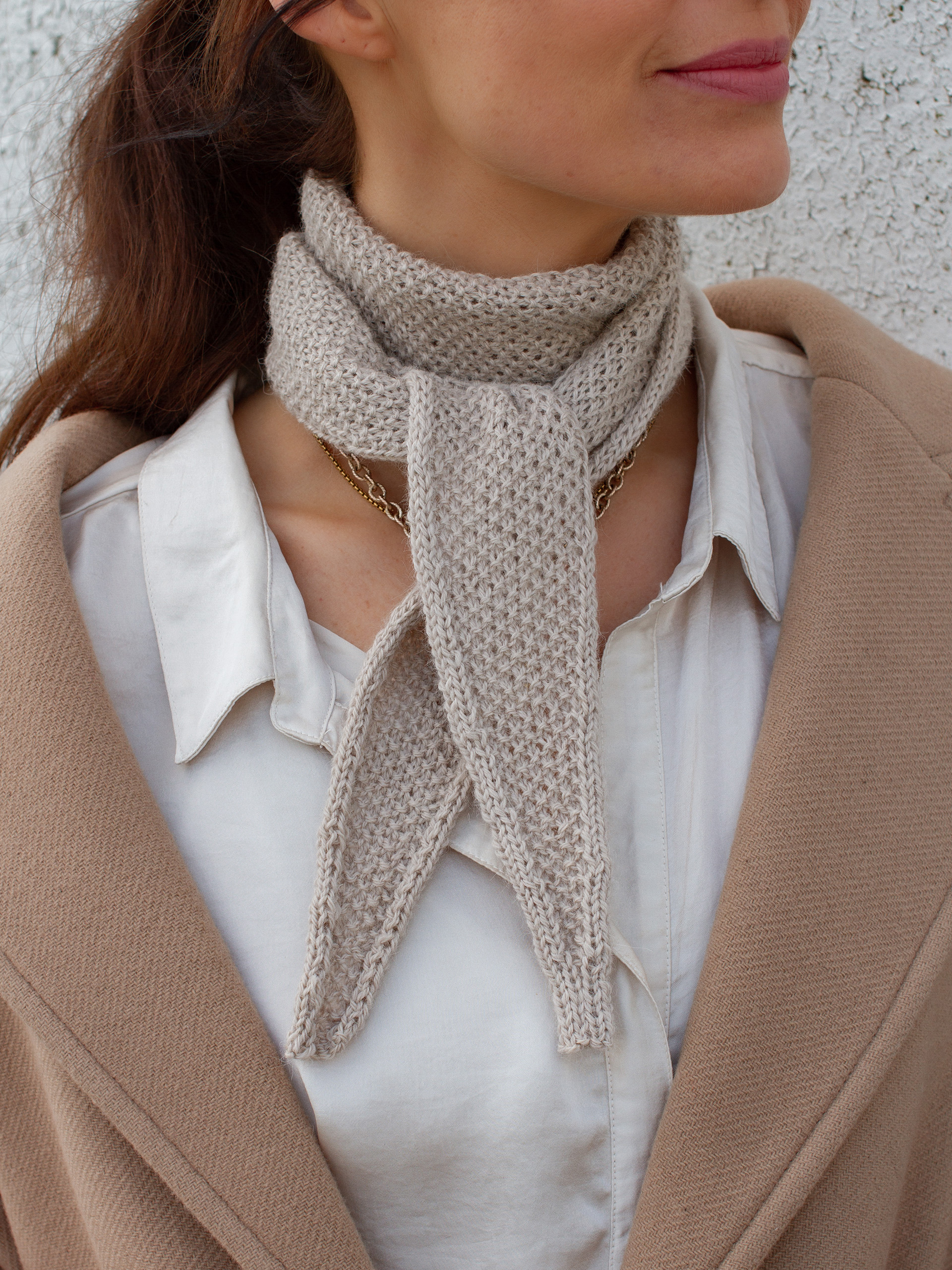 Softie scarf sand - Garnius