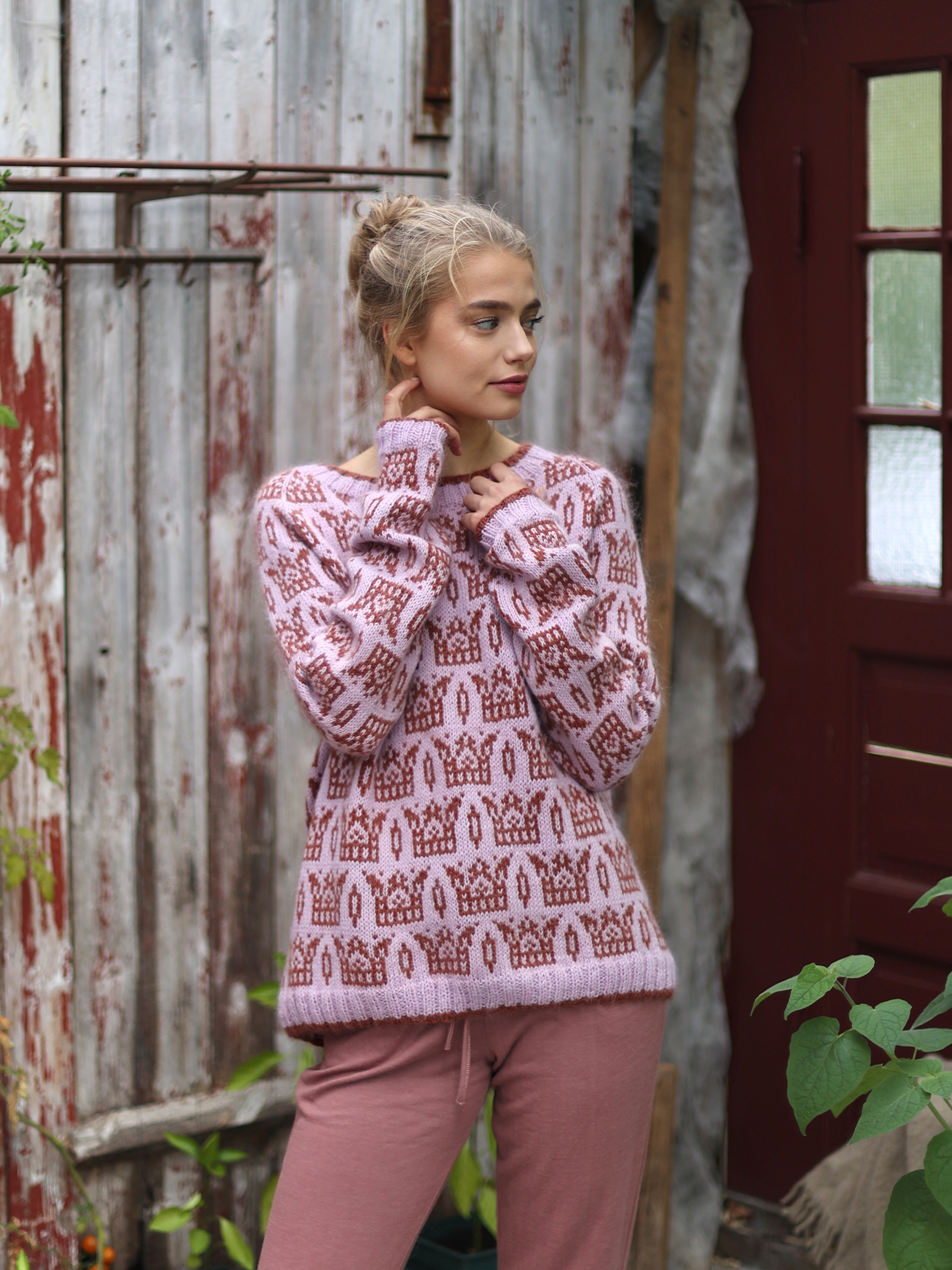 TALLULAH genser pudderrosa - Garnius