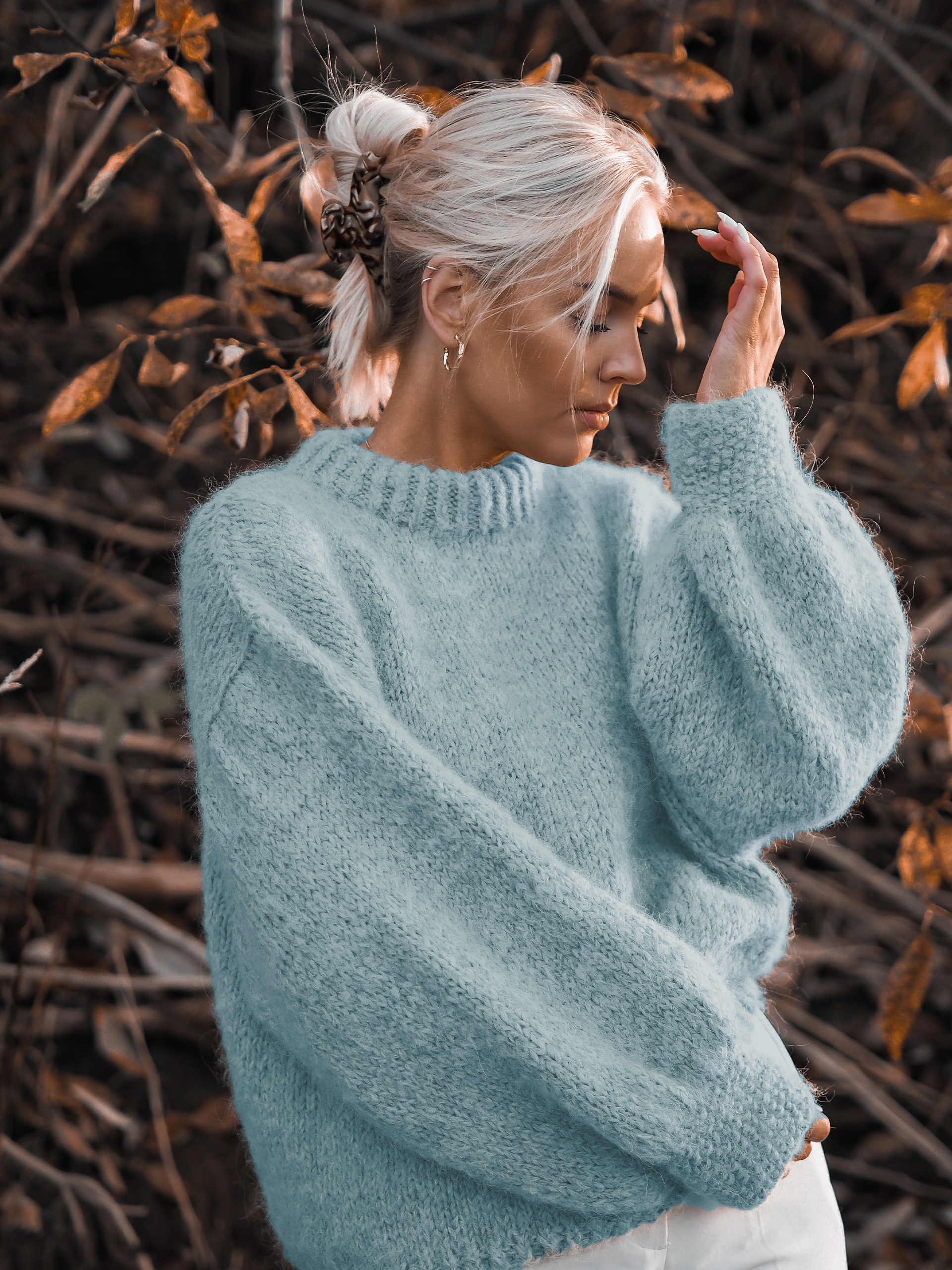 THE BASIC genser beige - Garnius - Garnius.no